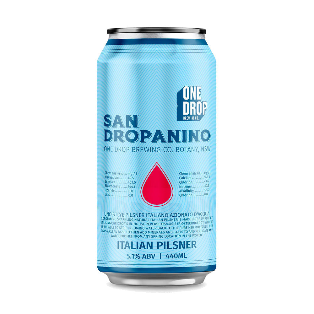 One Drop Brewing - San Dropanino Italian Pilsner – Beer Barrel